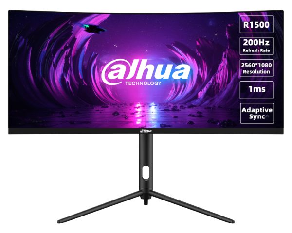 DAHUA 30 inča LM30-E330CA WFHD 2560×1080 VA 200 Hz zakrivljeni gaming monitor