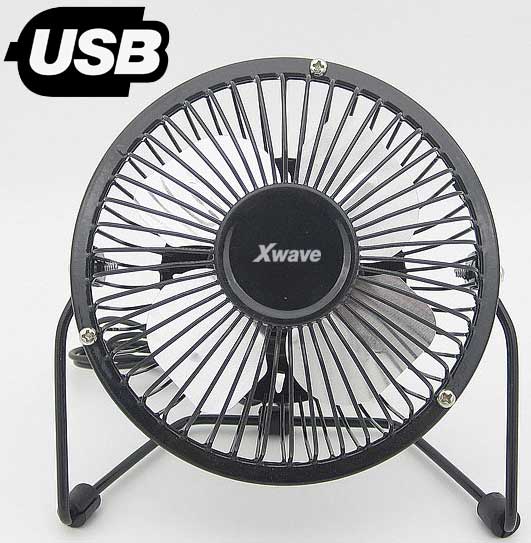 Xwave USB ventilator MF5 crni