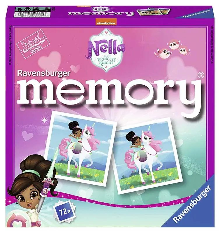 Društvena igra Memorija - Nella the Princess Knight - Ravensburger 21448