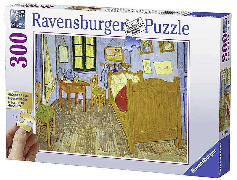 Ravensburger puzzle Art - Vincent Van Gogh - Bedroom in Arles 300 delova BIGGER PIECES RA13656