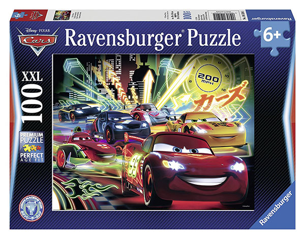 Ravensburger puzzle Dečije puzle - XXL - Disney - PIXAR - Cars Neon 100 delova RA10520
