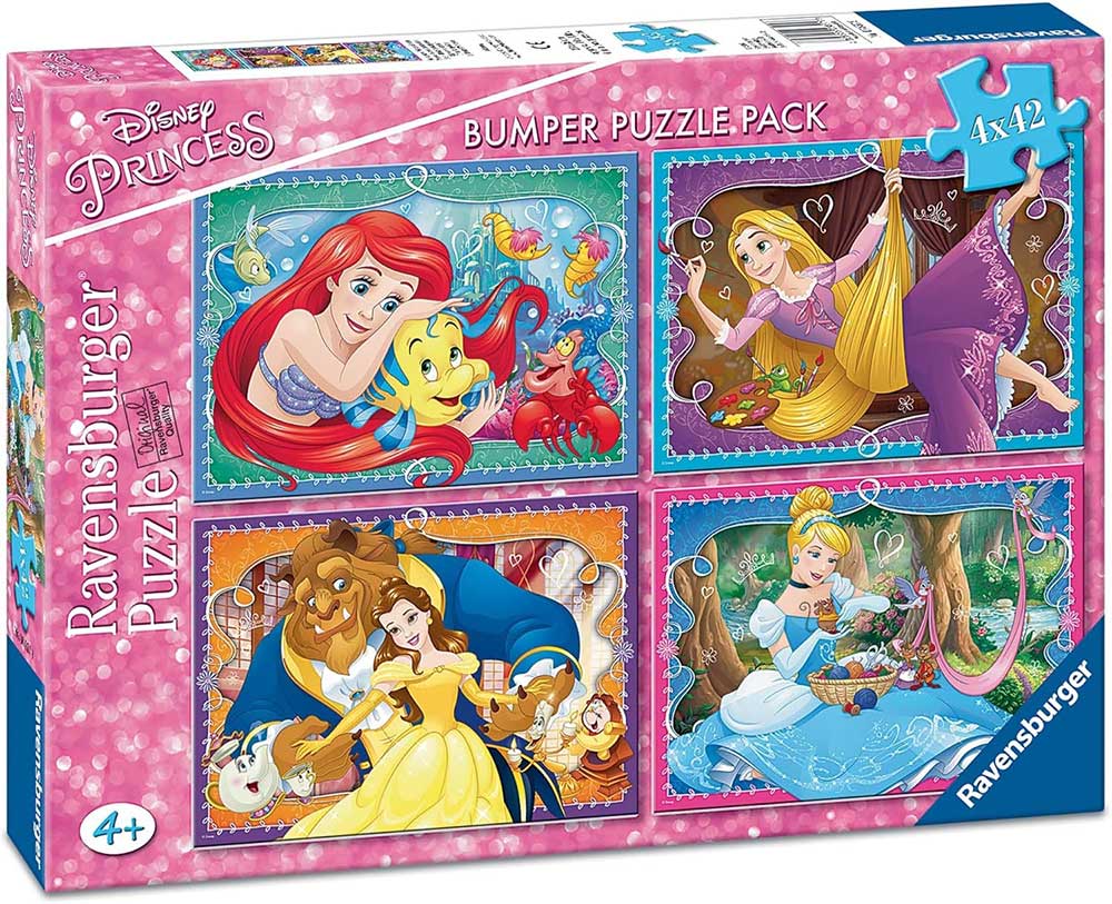 Slagalice 4x42 dela Disney Princess Ravensburger 06857