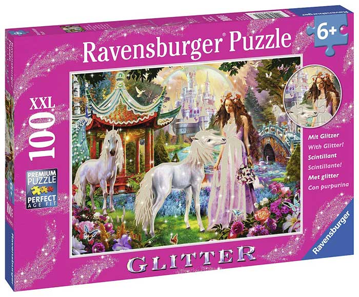 Glitter Puzzle 100 delova - U bajci Ravensburger 13617