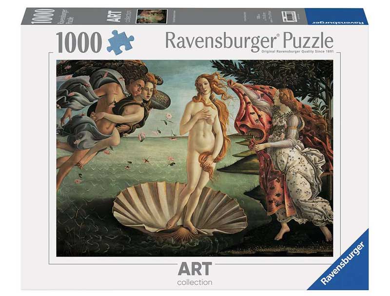 Ravensburger puzzle Art - Sandro Boticelli - The Birth of Venus 1000 delova