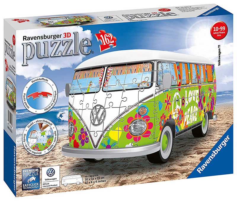 Ravensburger 3D Puzle - Hipi kombi Volkswagen T1 12532
