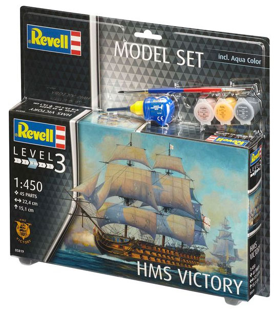 Revell maketa broda sa priborom Model Set HMS Victory RV65819/5654
