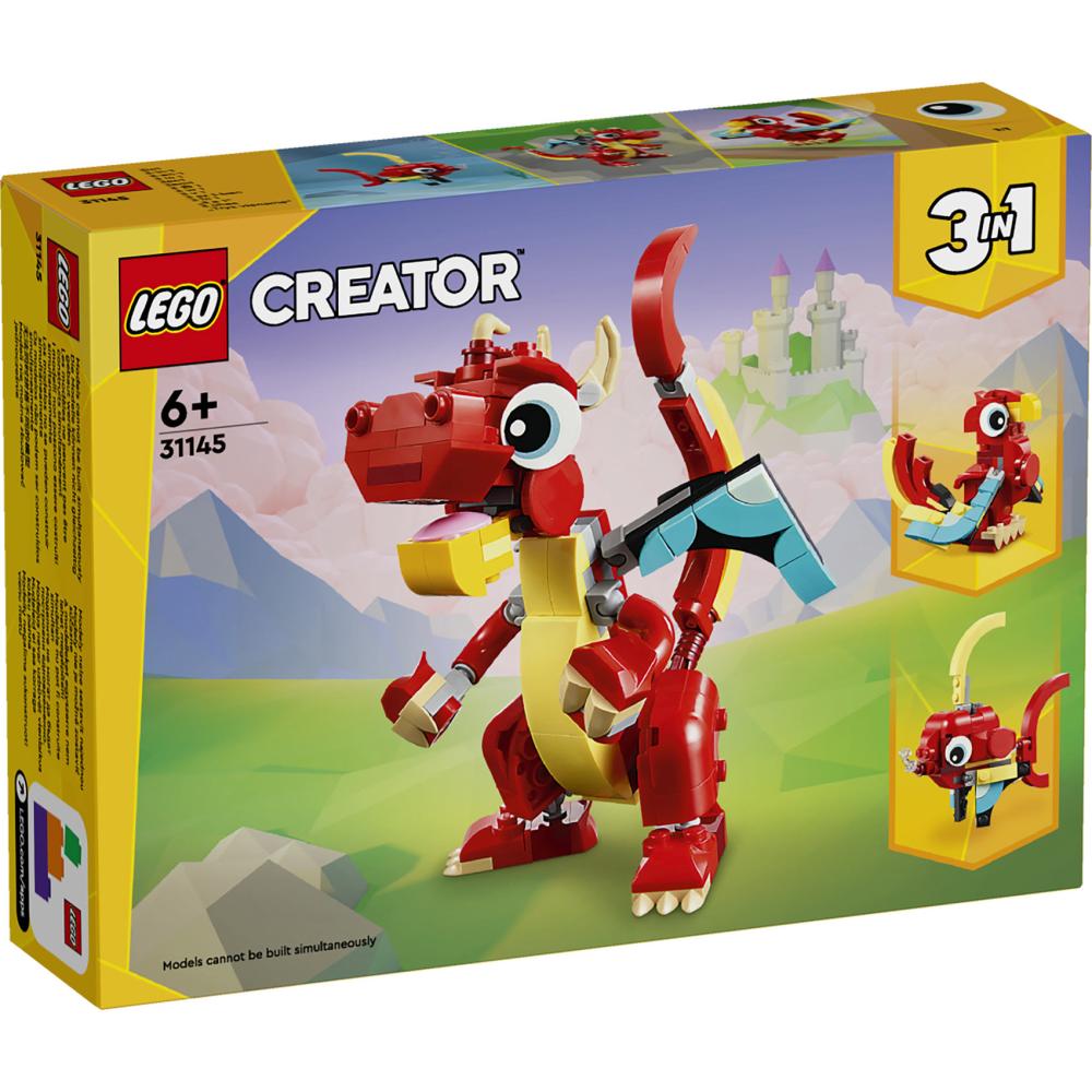 LEGO® Creator 3u1 Crveni zmaj Feniks ili Riba