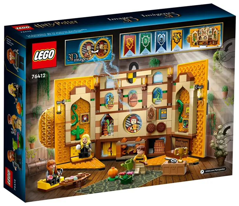 LEGO® Harry Potter™ Kocke Zastava Haflpafa 76412