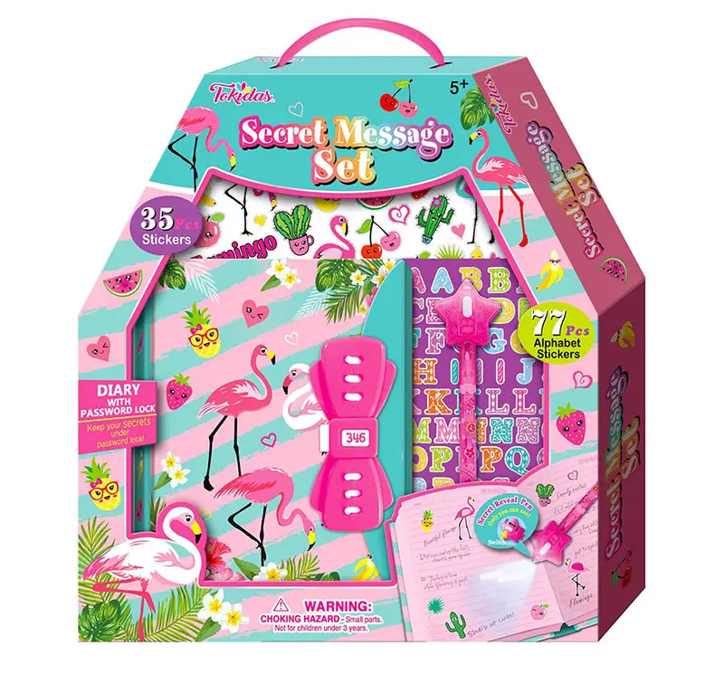 Secret Message Set - Poklon set 4 u 1 FLAMINGO 59154