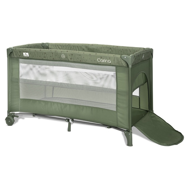 Lorelli Prenosivi krevetac Carina 2 nivoa Oil Green Stars