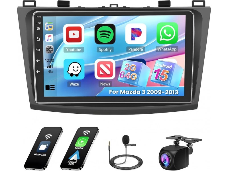 Multimedia Mazda 3 2009-2013 2G+64G navigacija android
