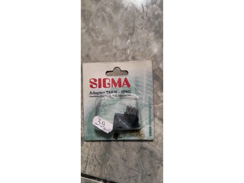 SIGMA fixniteleffon adapter 39c