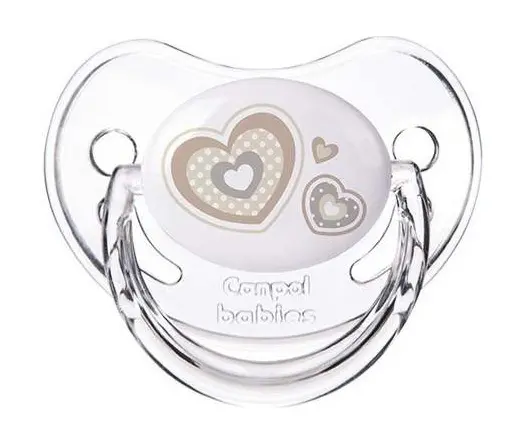 Canpol Orthodontic babies silikonska varalica 6-18M 22/566 Hearts Newborn Baby