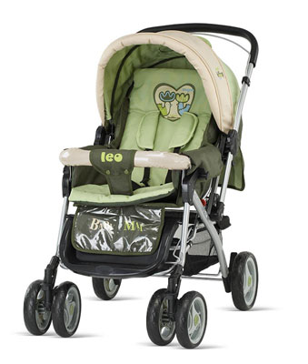 Chipolino Baby Max kolica Leo green bee