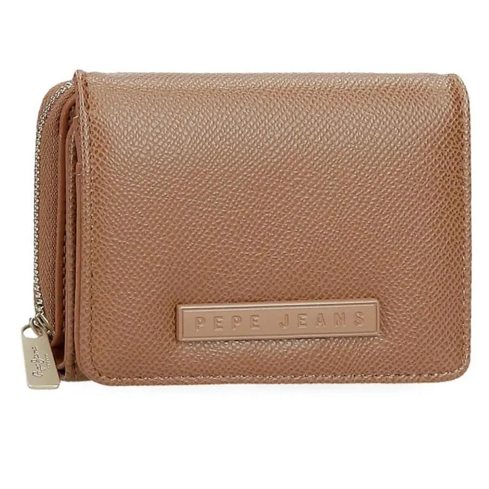 Novčanik na preklop 10cm Pepe Jeans Elia brown 79482