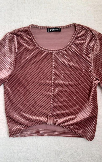 NOVA FB sister crop plisana bluza