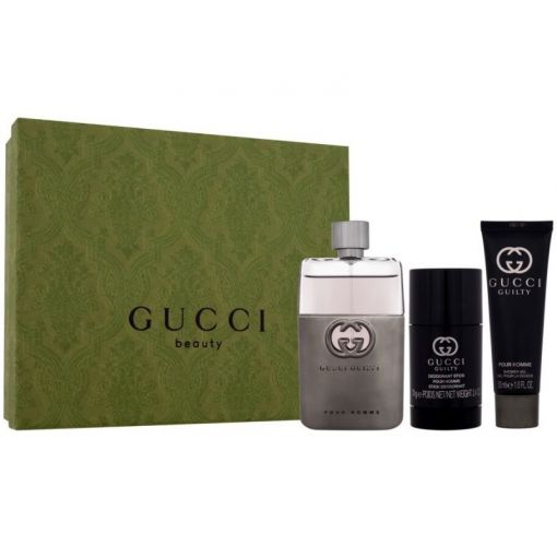 Gucci Set Guilty Pour Homme M 90ml edt + 75ml Stick + 50ml SG