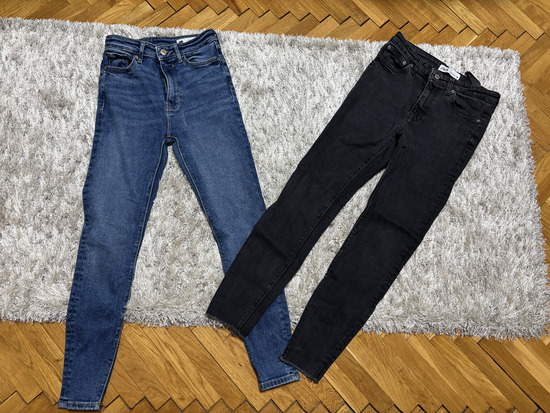 Zara skinny farmerke 2 kom