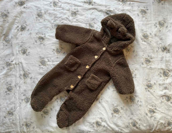 MANGO teddy skafander 3-6m