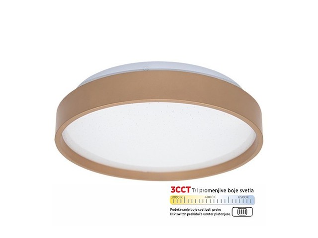 LED plafonjera zlatna 15W 3000K-6500K 26cm M205540-GD