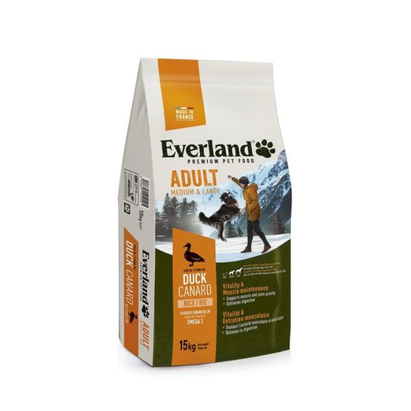 Everland Adult Medium&Large Breed Duck – 15 kg
