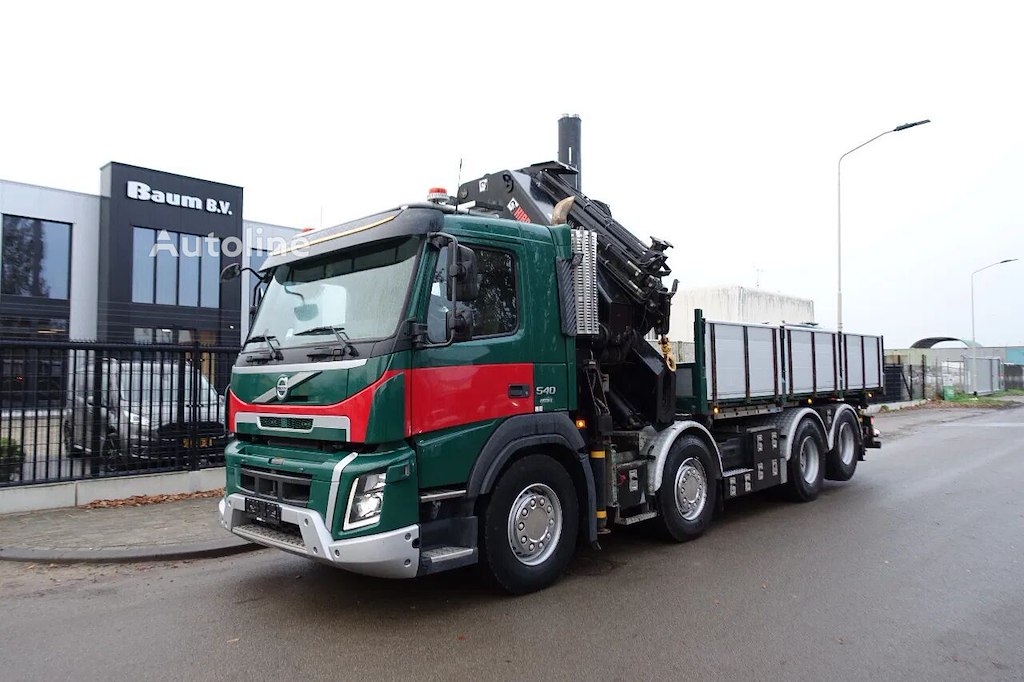 Volvo FMX 540 8X4 / HIAB X-HIPRO 548E-8 + FLY JIB 150X-6 KRAAN / 54,8 kiper