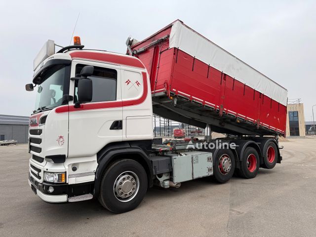 Scania R520 8x2/4 Euro 6 Tipper med EcoTop kiper