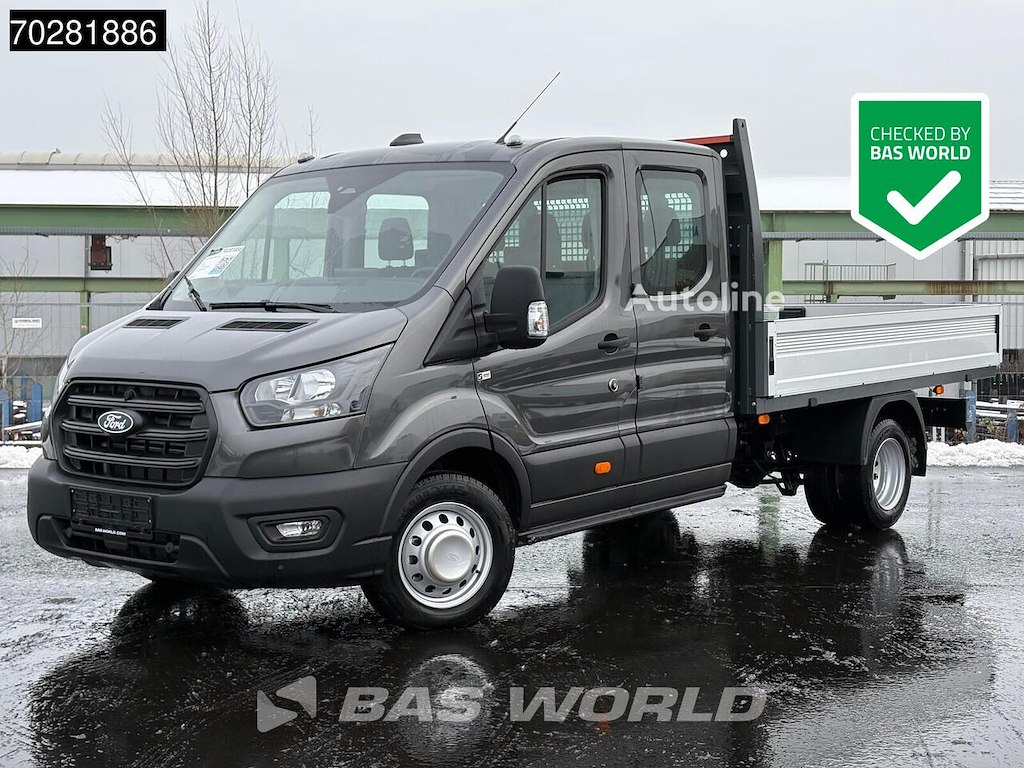 Novi Ford Transit 170pk Neu! Automatik Doppel Cabine 3,5t AHK Pritsche Kli kamion s ravnom platformom < 3.5t