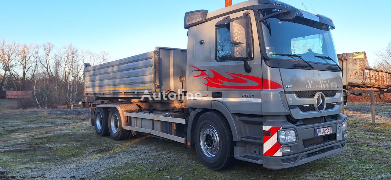 Mercedes-Benz Actros 2651 V8 6x4 Kipper+Aproller Sonderaufbau kiper
