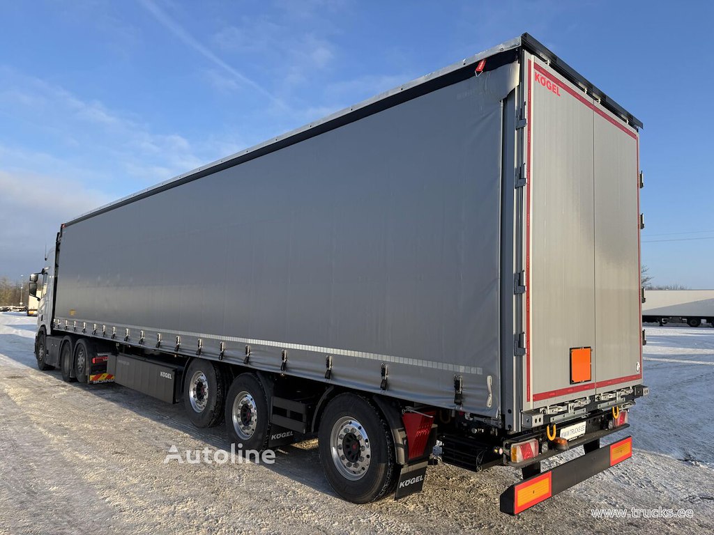 Kögel S24-1, NORDIC FOR 6X2 TRUCK poluprikolica sa kliznom ceradom
