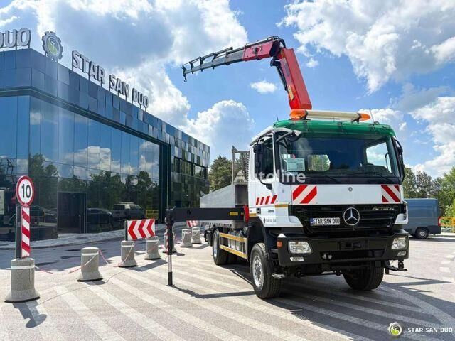 Mercedes-Benz ACTROS 2044A 4x4 Palfinger PK 20002 hds Crane kamion s ravnom platformom