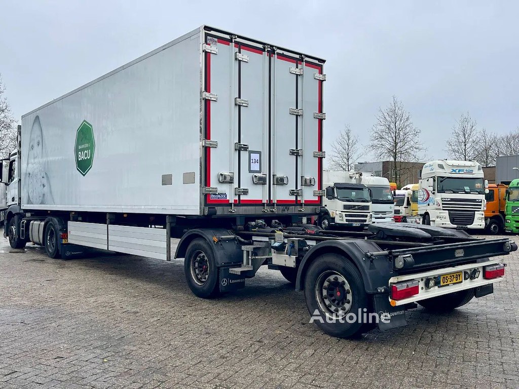 Pacton LZV Sliding chassis for 2nd trailer connection. 1st owner. Dutch poluprikolica hladnjača
