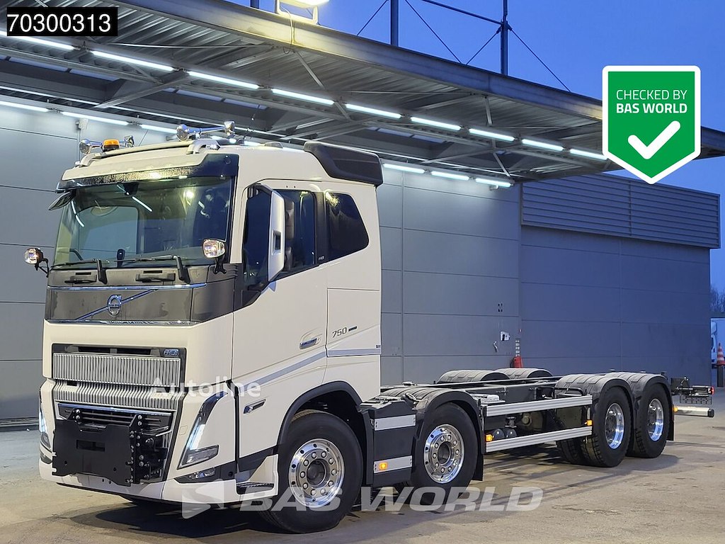 Novi Volvo FH16 750 8X4 NEW 8x4 chassis! Air suspension Big-Axle Automatic kamion šasija