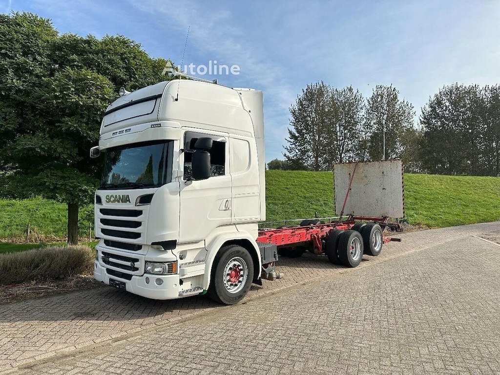 Scania R730 V8 FULL AIR-6X2-RETARDER- EUR6- Tailgate kamion šasija