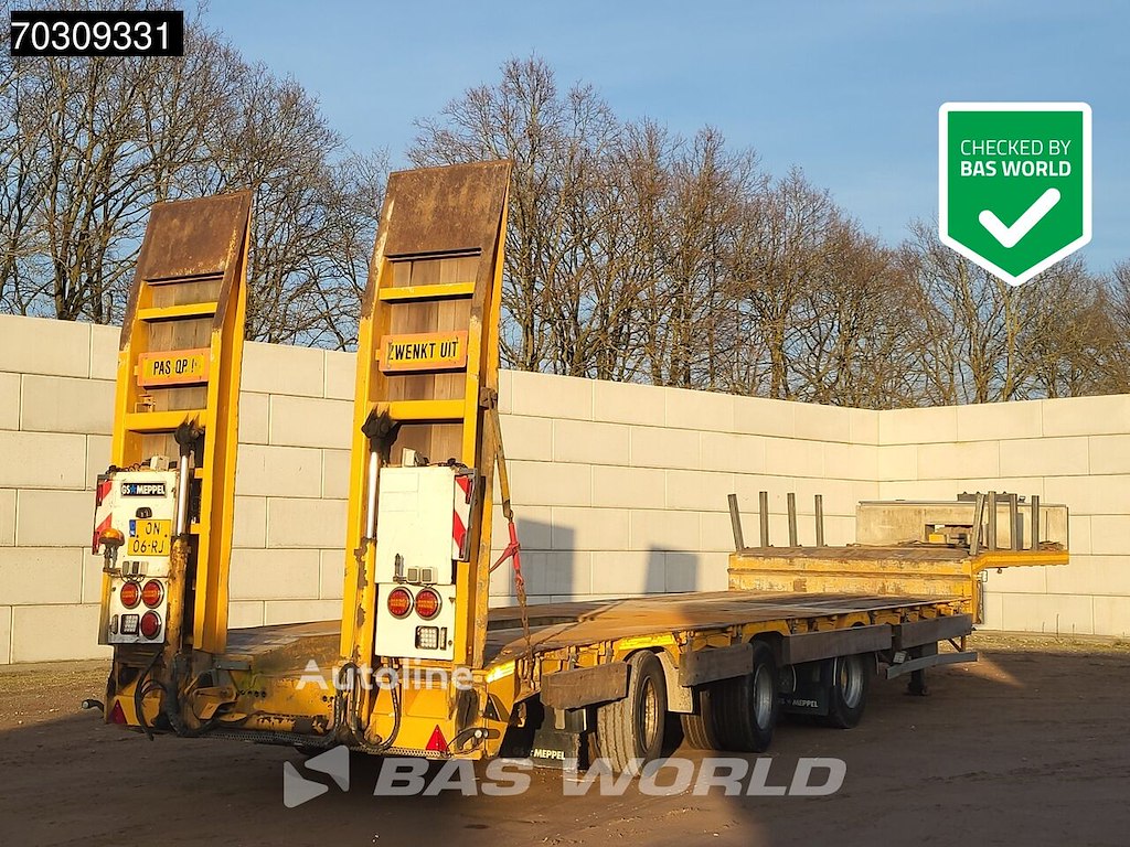 GS Meppel Remote Control 2xSteeringAxle poluprikolica sa niskom platformom