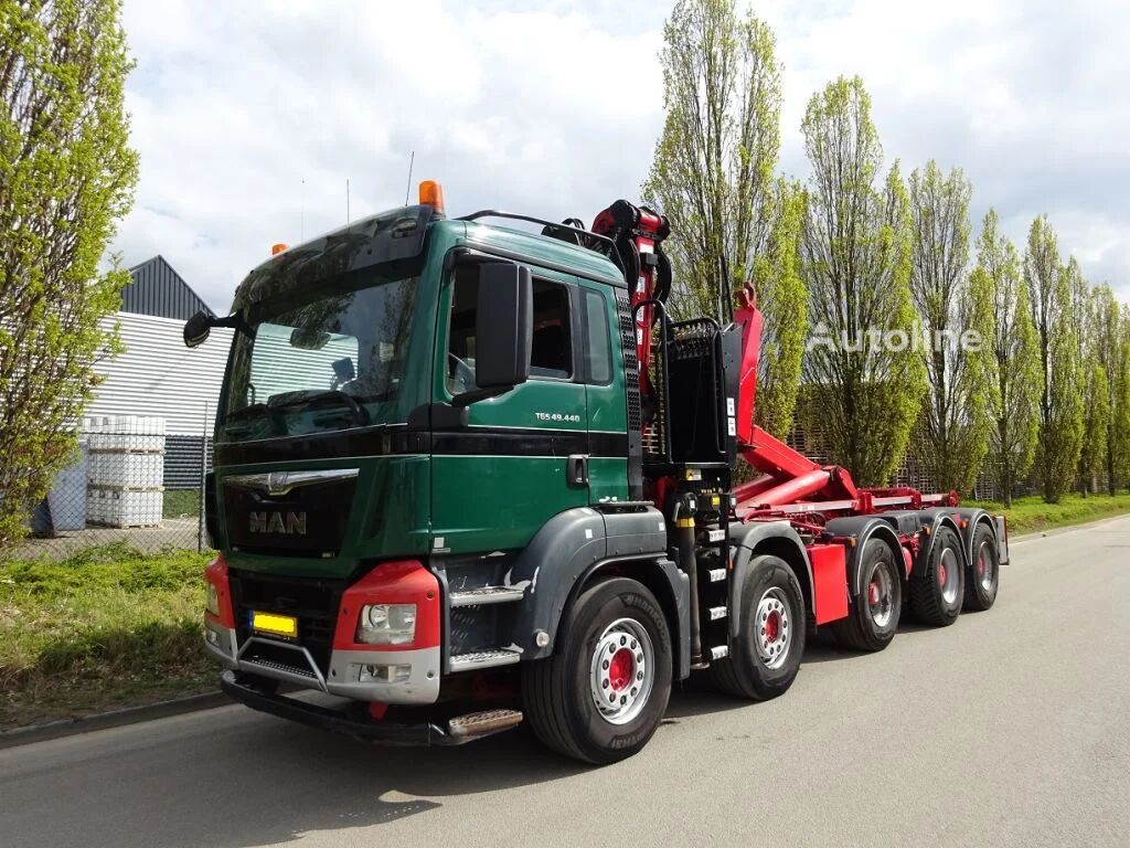 MAN TGS 49.440 10X4 / EURO 6 / HAAKSYSTEEM VDL 30 TONS / PALFINGER E kamion rol kiper
