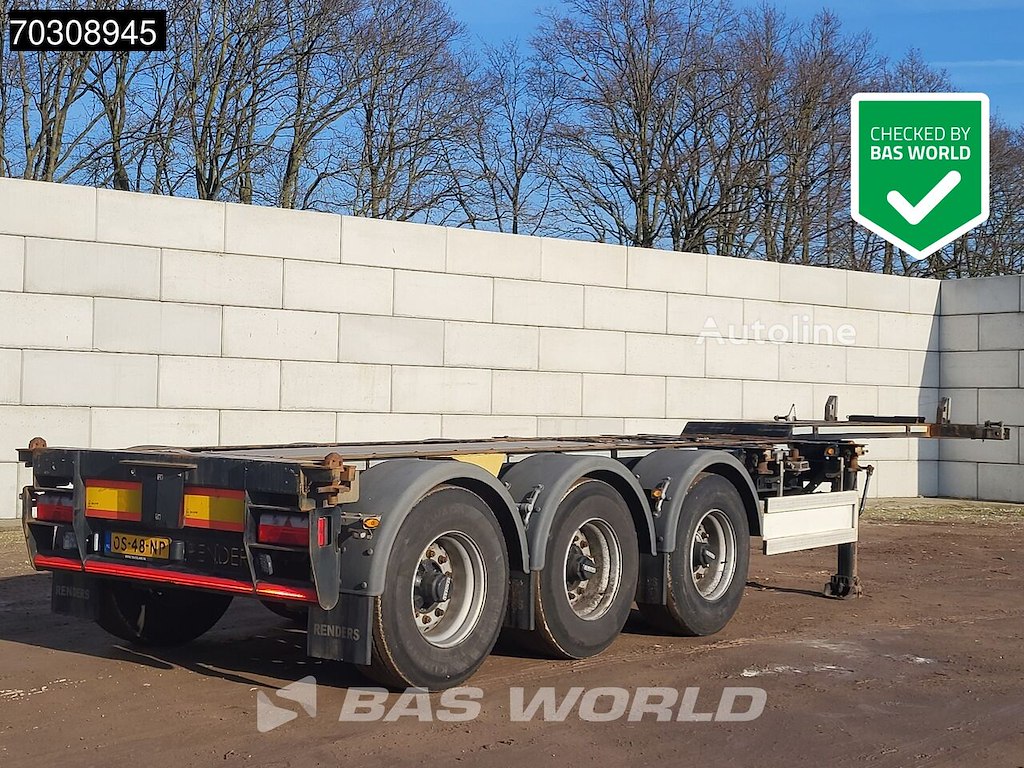 Renders 800 TUV 02/26 Multi Lifting Axle poluprikolica za prevoz kontejnera