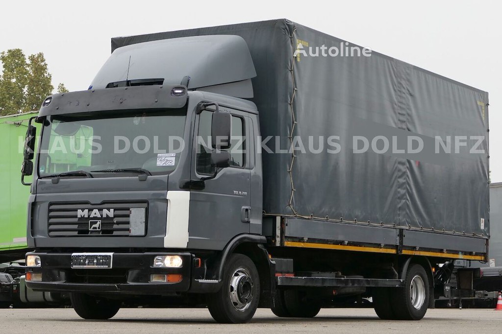 MAN TGL 8.210 - Curtain-sided truck kamion sa klizna zavesa cerada