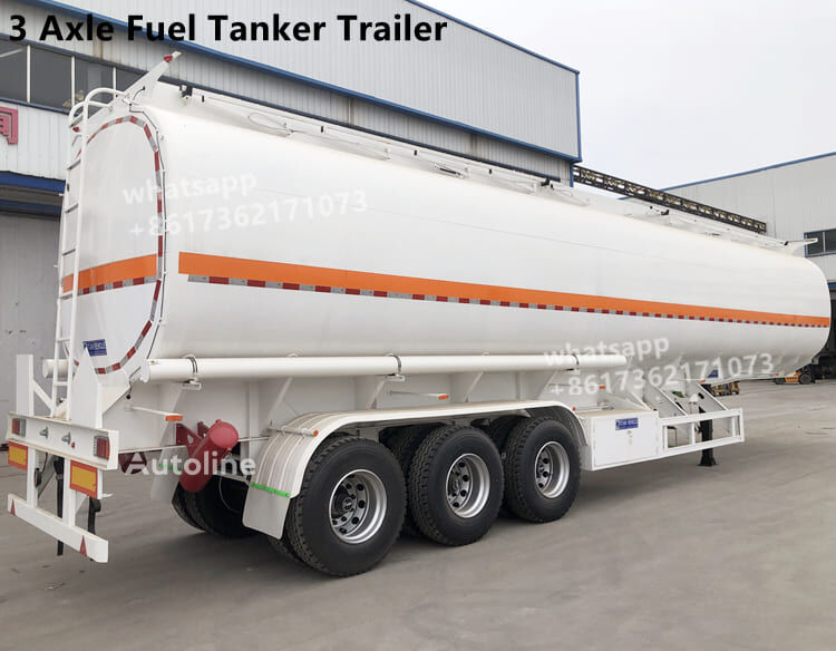 Nova Titan 3 Axle Fuel Tanker Trailer for sale in Zambia cisterna za goriva i maziva