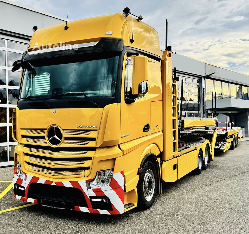 Mercedes-Benz Actros 2448 autotransporter + prikolica autotransportera