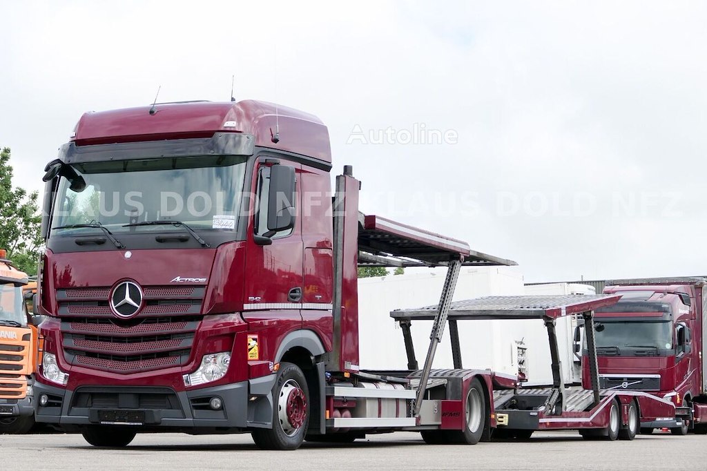 Mercedes-Benz Actros 1842 - Car transporter with trailer autotransporter + prikolica autotransportera