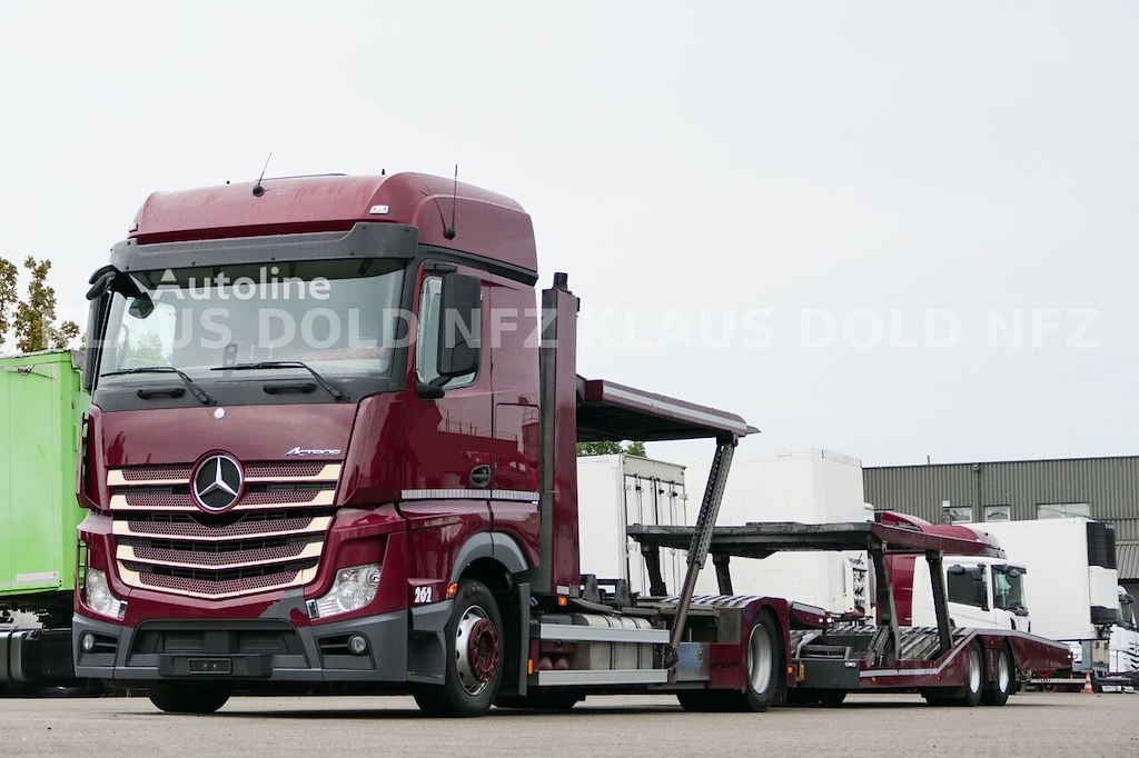 Mercedes-Benz Actros 1842 - Car transporter with trailer autotransporter + prikolica autotransportera