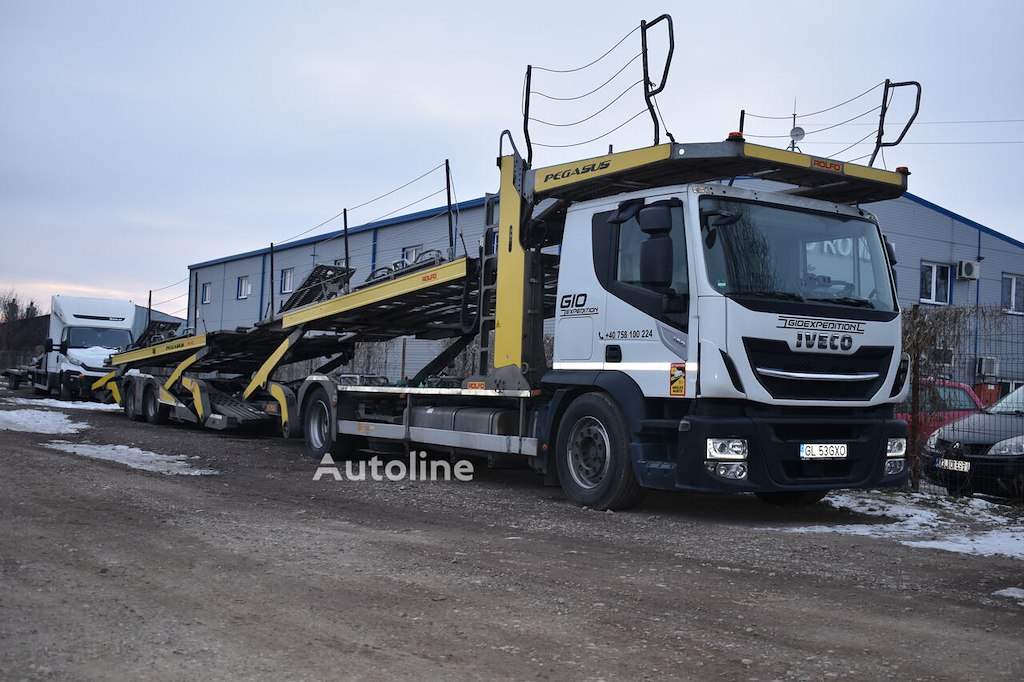 IVECO STRALIS 470 autotransporter + prikolica autotransportera