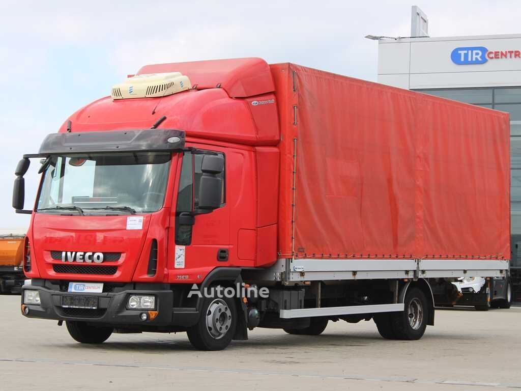IVECO EUROCARGO 75E18, INDEPENDENT AIR CONDITIONING, EURO 5, SIDE PANE kamion s ceradom