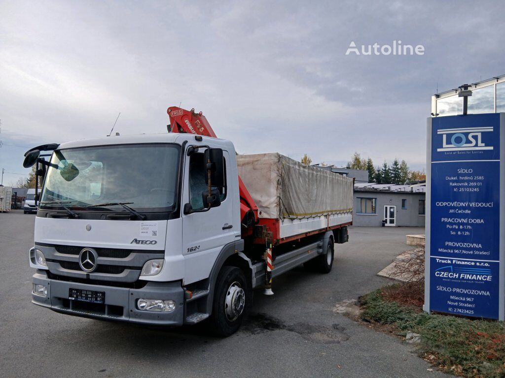 Mercedes-Benz 1624 Atego + Fassi F95 kamion s ceradom