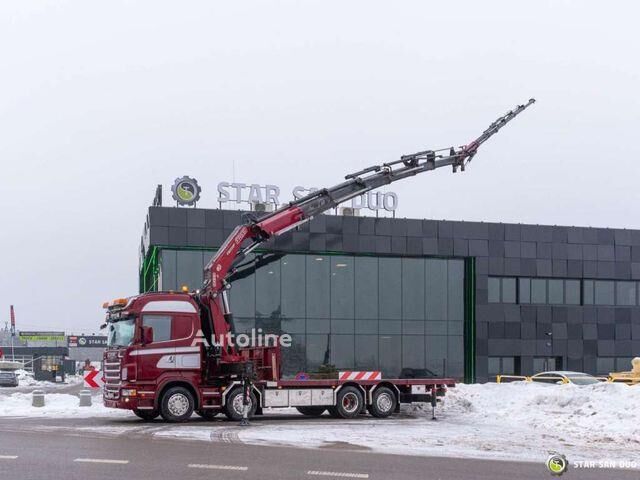 Scania R480 8x2 FASSI F800 BXP.26 Crane Fly Jib kamion platforma