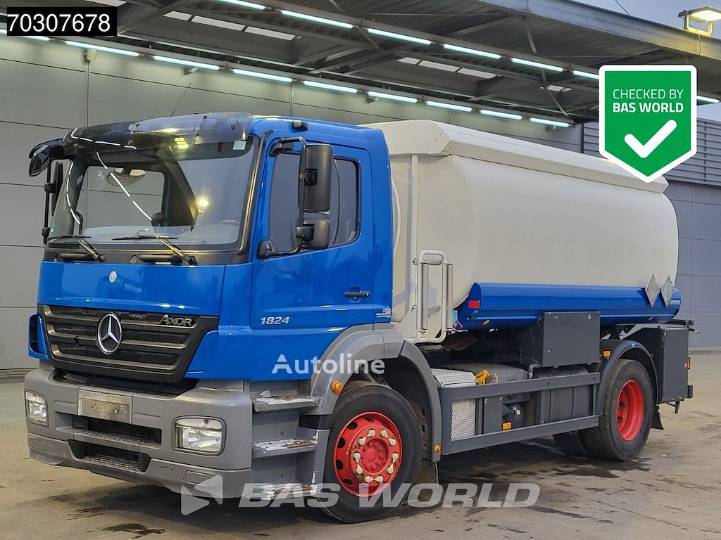 Mercedes-Benz Axor 1824 4X2 14.000 liter Diesel tank 3 compartments Manual Eur autocisterna za gorivo