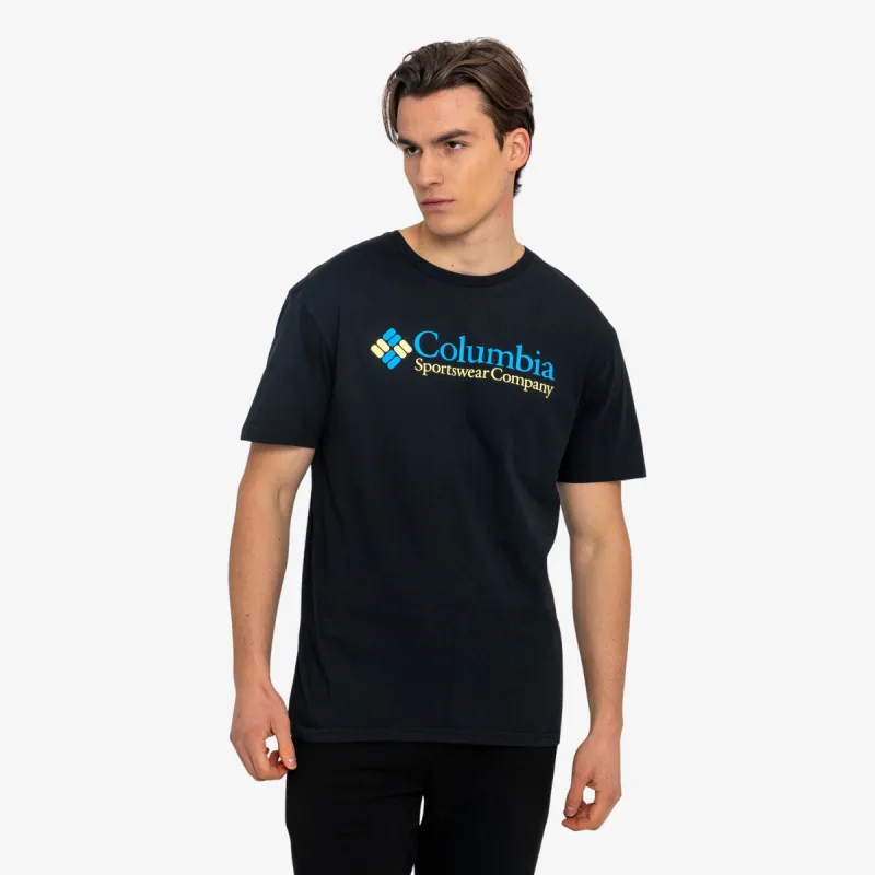 Columbia CSC Basic Logo Tee-Black, CSC Retr