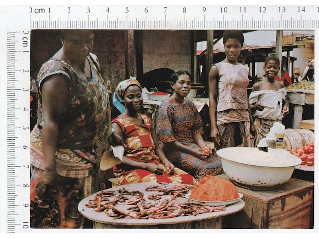 Market scene in Ghana