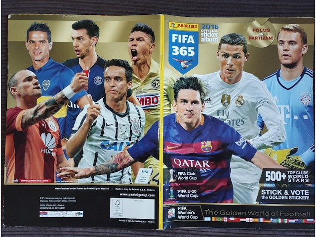 FIFA 365-2016 Official Sticker Album